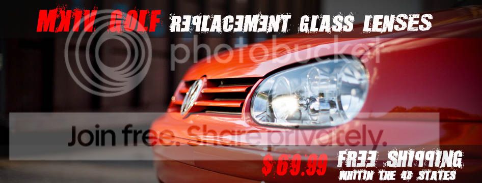 MK4 Golf Glass Lenses ONLY $69.99 (FREE SHIPPING) *** Volx Tuning ...