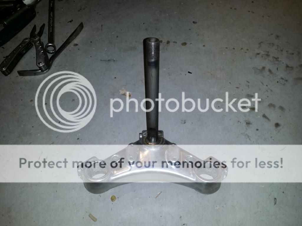 Betor Fork installation on a T140 - Britbike forum